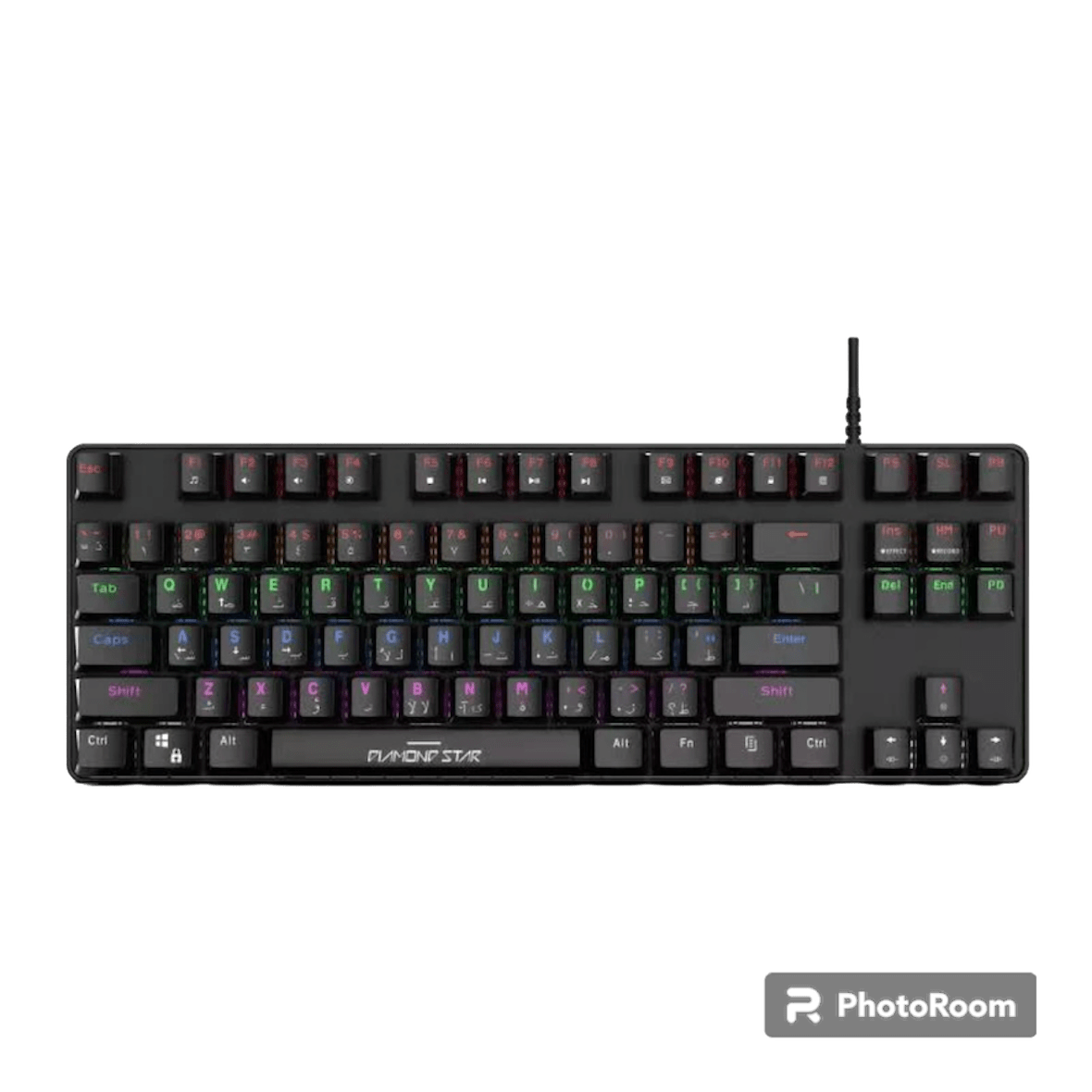 Diamond Star gaming keyboard (Arabic- English) – Pixel Hub